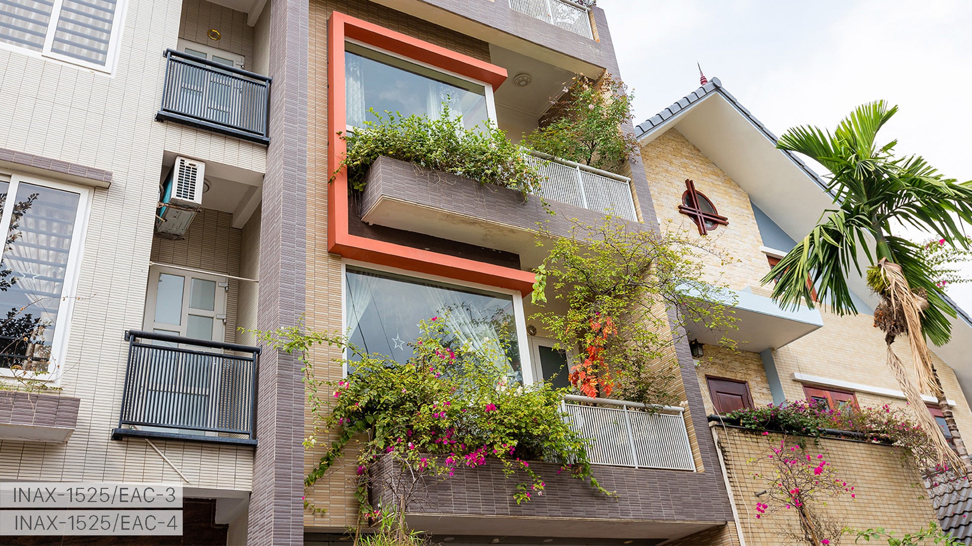 1525/EAC-EARTH COLOR BORDER (using INAX mortar) - INAX