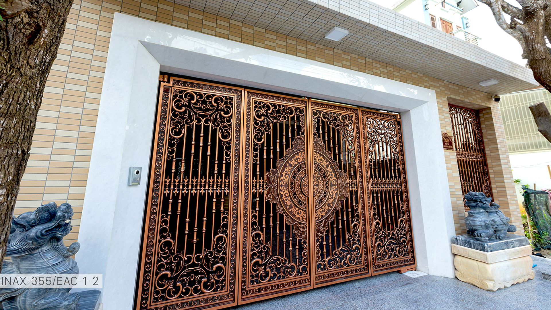 355/EAC-EARTH COLOR BORDER